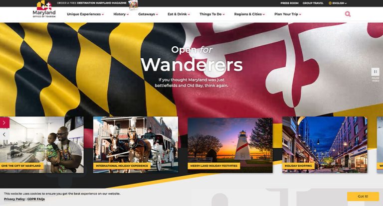 50 Best Tourism Websites