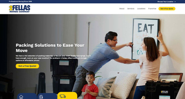 45 Best Moving Company Websites