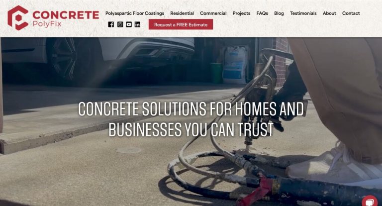 13 Best Concrete Company Websites