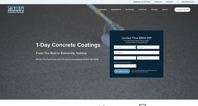 51 Best Concrete Company Websites