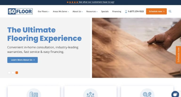 11 Best Flooring Website Designs for 2026 (Expert Audit)