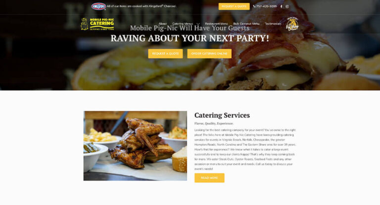 41 Best Catering Websites