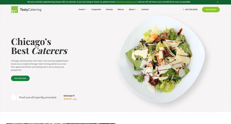 41 Best Catering Websites
