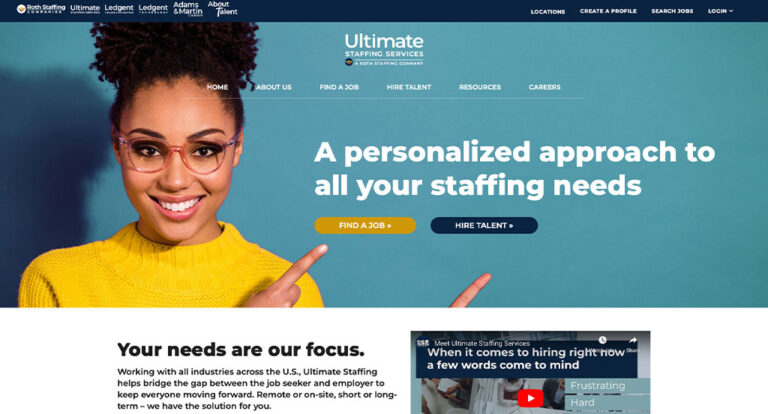 45 Best Staffing Agency Websites