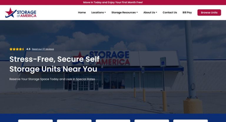 15 Best Self Storage Website Designs for 2026 (Expert Audit)