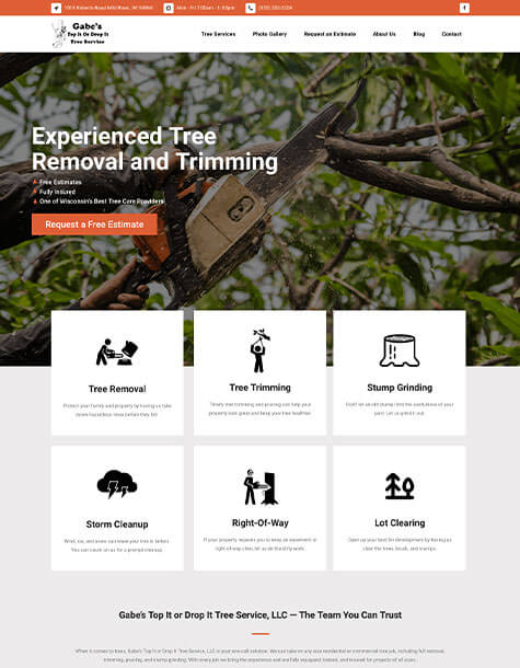 Gabe's Tree Service Case Study - WebCitz