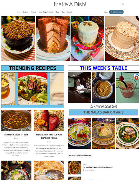 Make A Dish Case Study - WebCitz